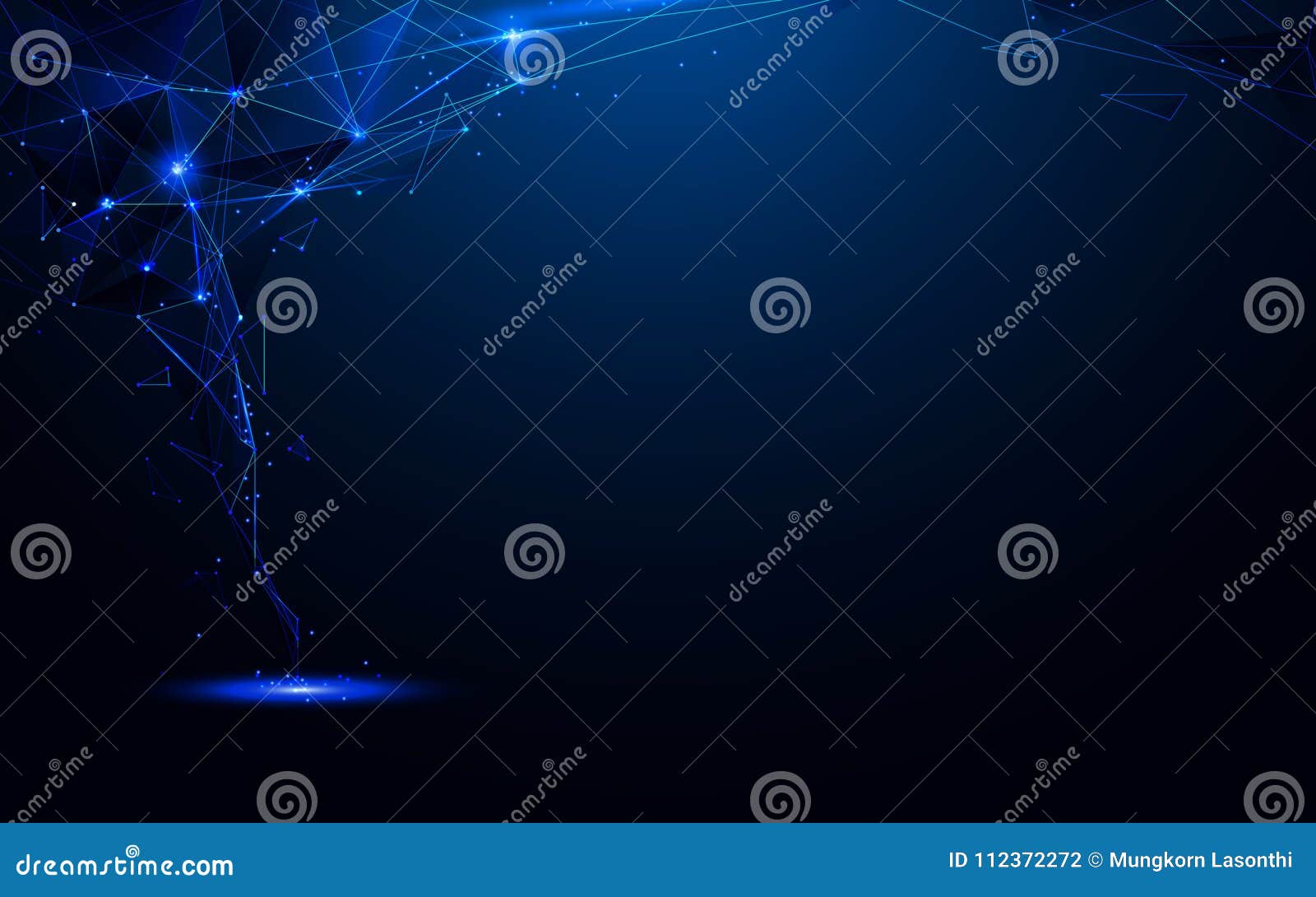Abstract Connection Digital Hi Tech Design Background. Science and ...