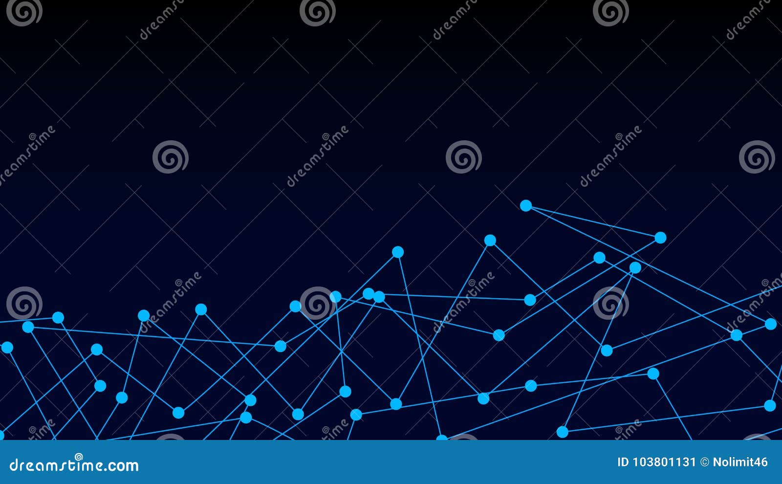 Abstract Connection Dots. Digital Illustration Backdrop Stock Vector ...