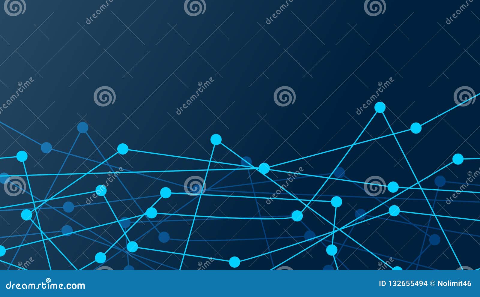 Abstract Connection Dots. Digital Illustration Backdrop Stock Vector ...