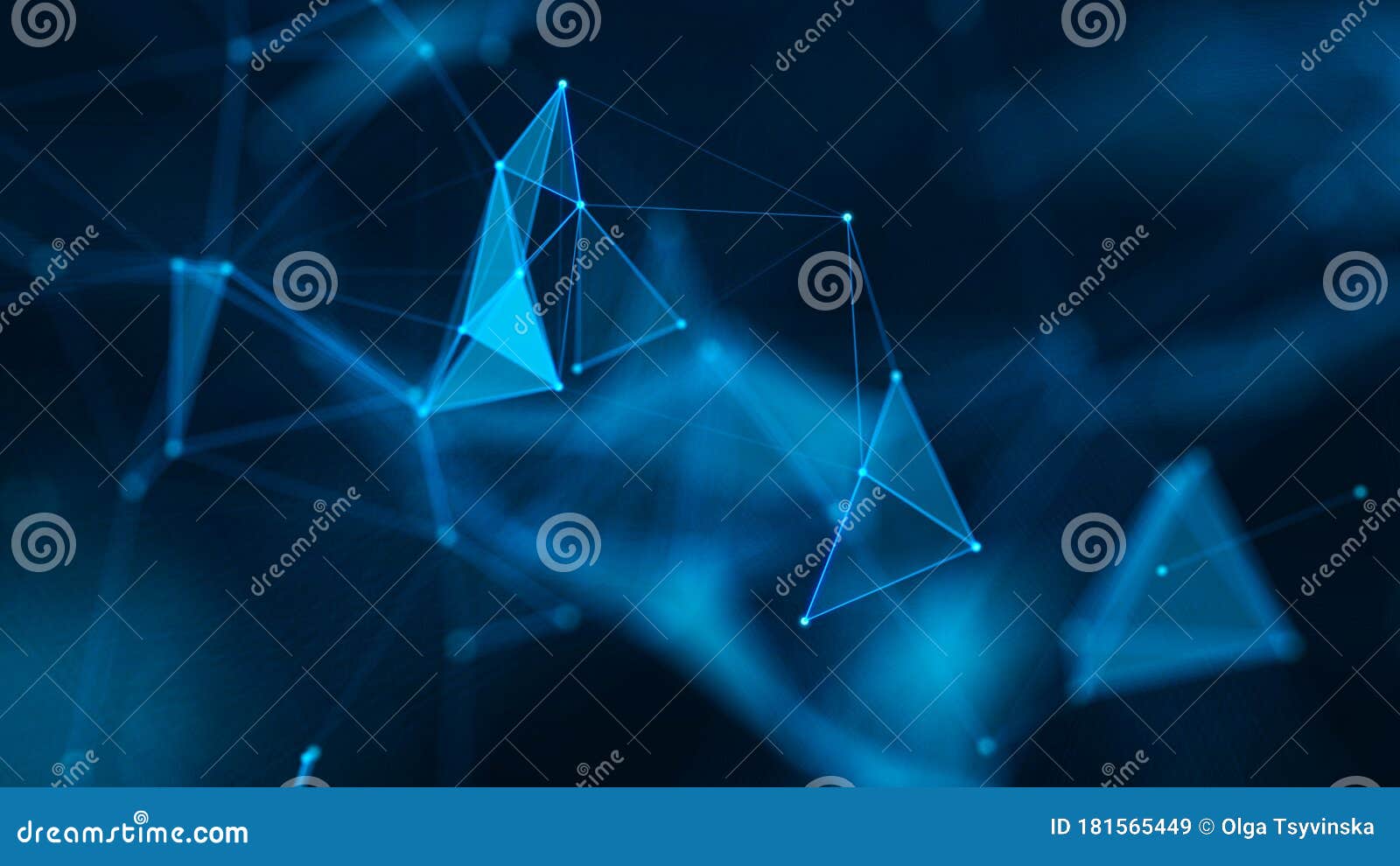 Abstract Connection Dots Technology Background Network Connection
