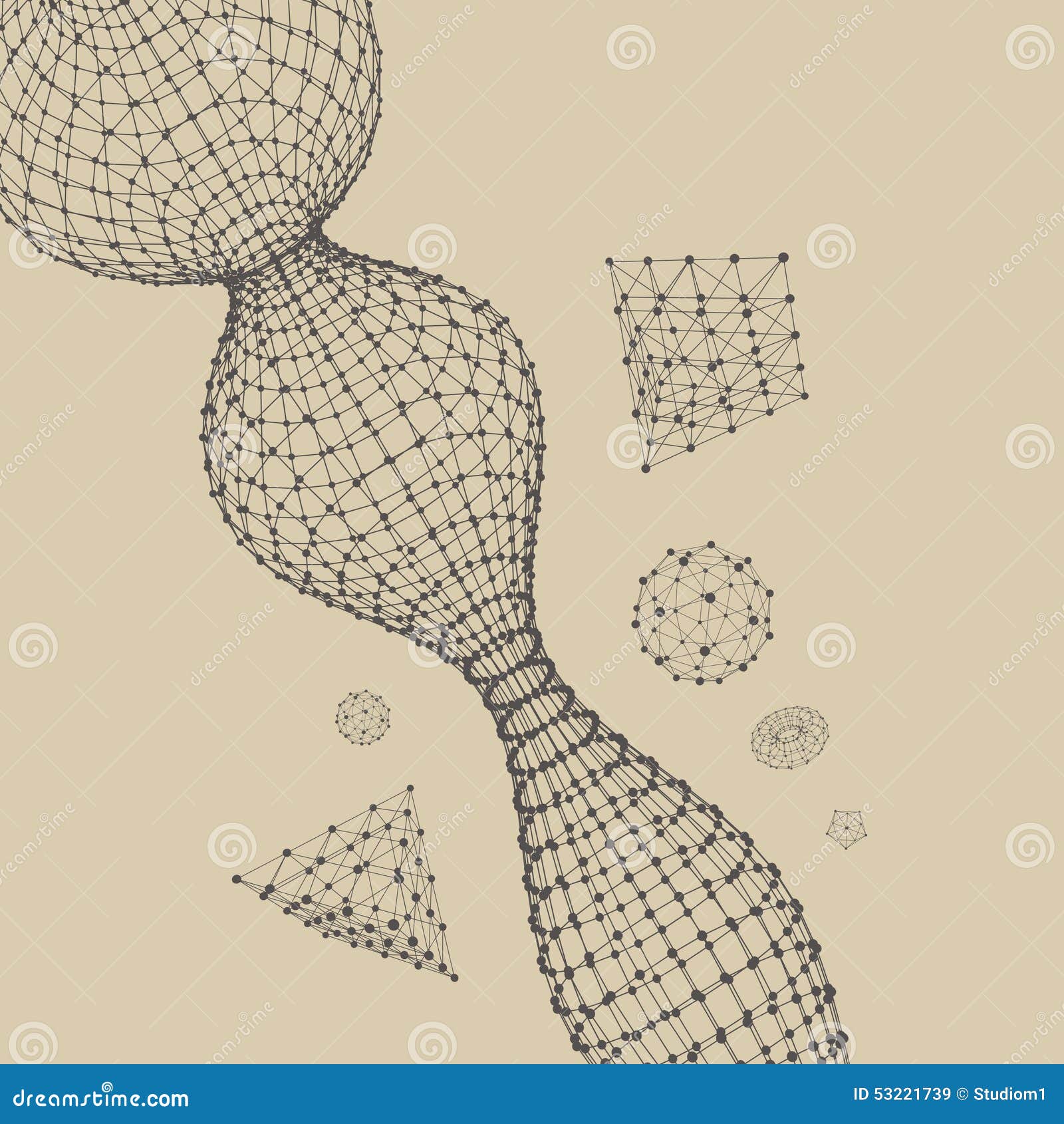 Abstract Connection Points and Lines. Graphic Stock Vector ...