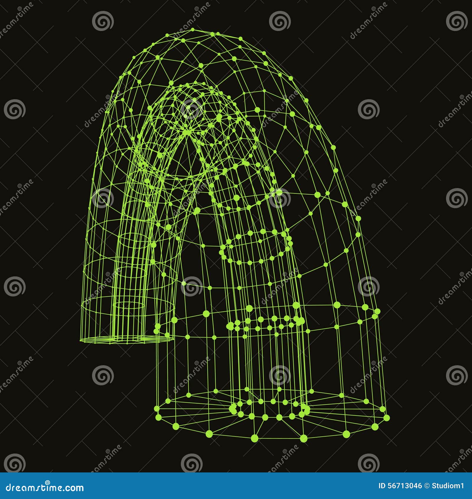 Abstract Connection Points and Lines. Graphic Stock Vector ...