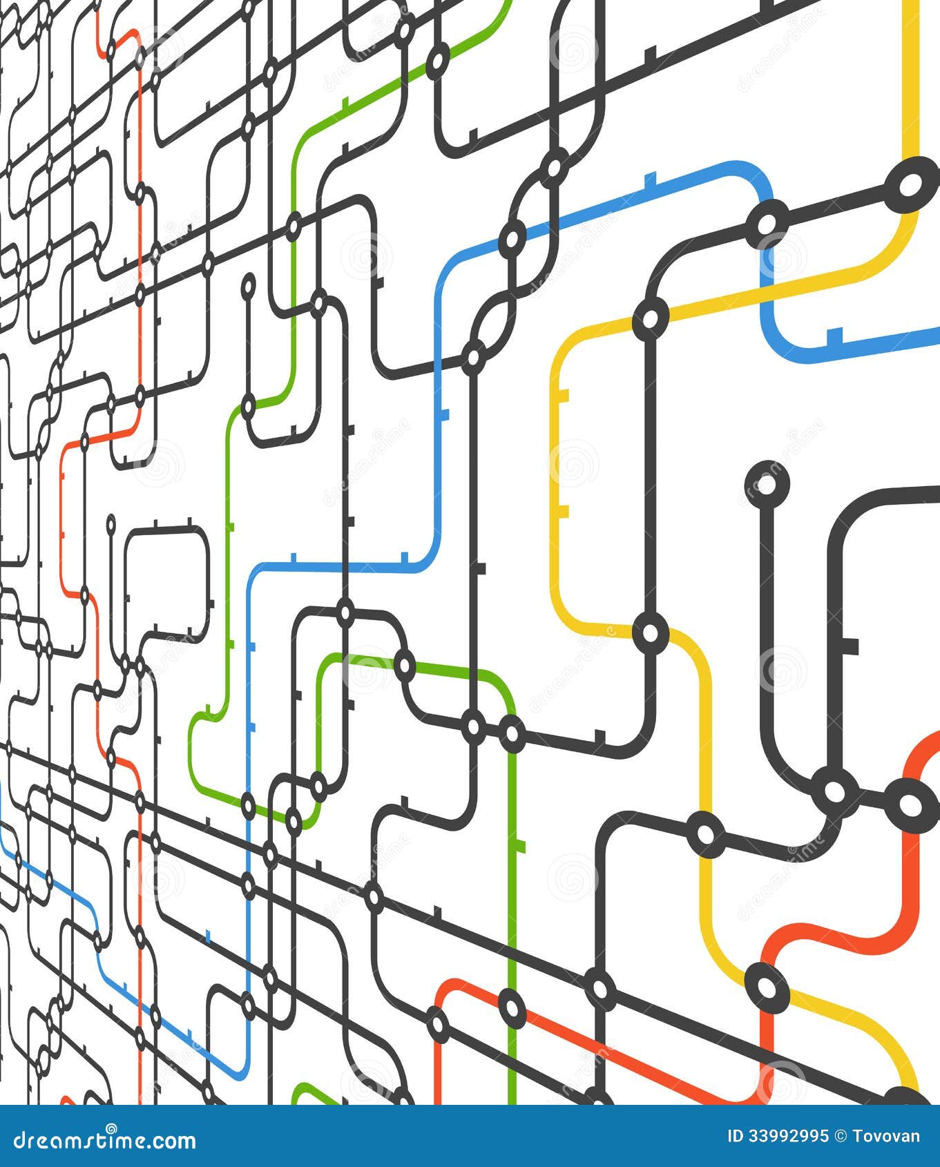 Abstract connection scheme stock vector. Illustration of infinity ...