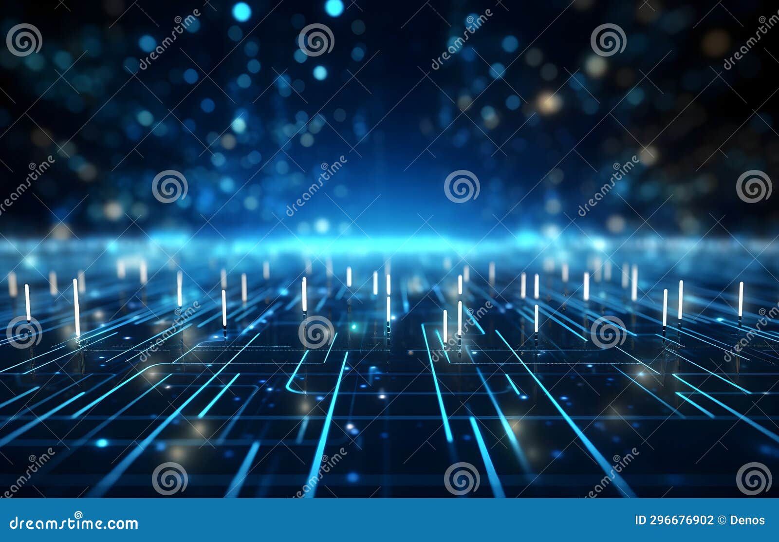 Abstract Connection of Technology Artificial Intelligence for ...