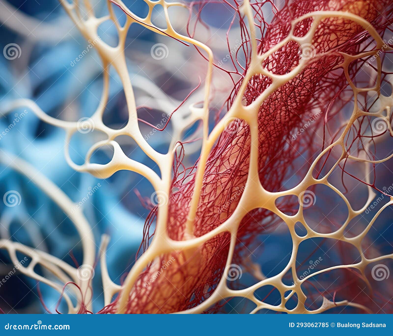 An Abstract Of Connective Tissue That Supports Bind Or Separate More ...