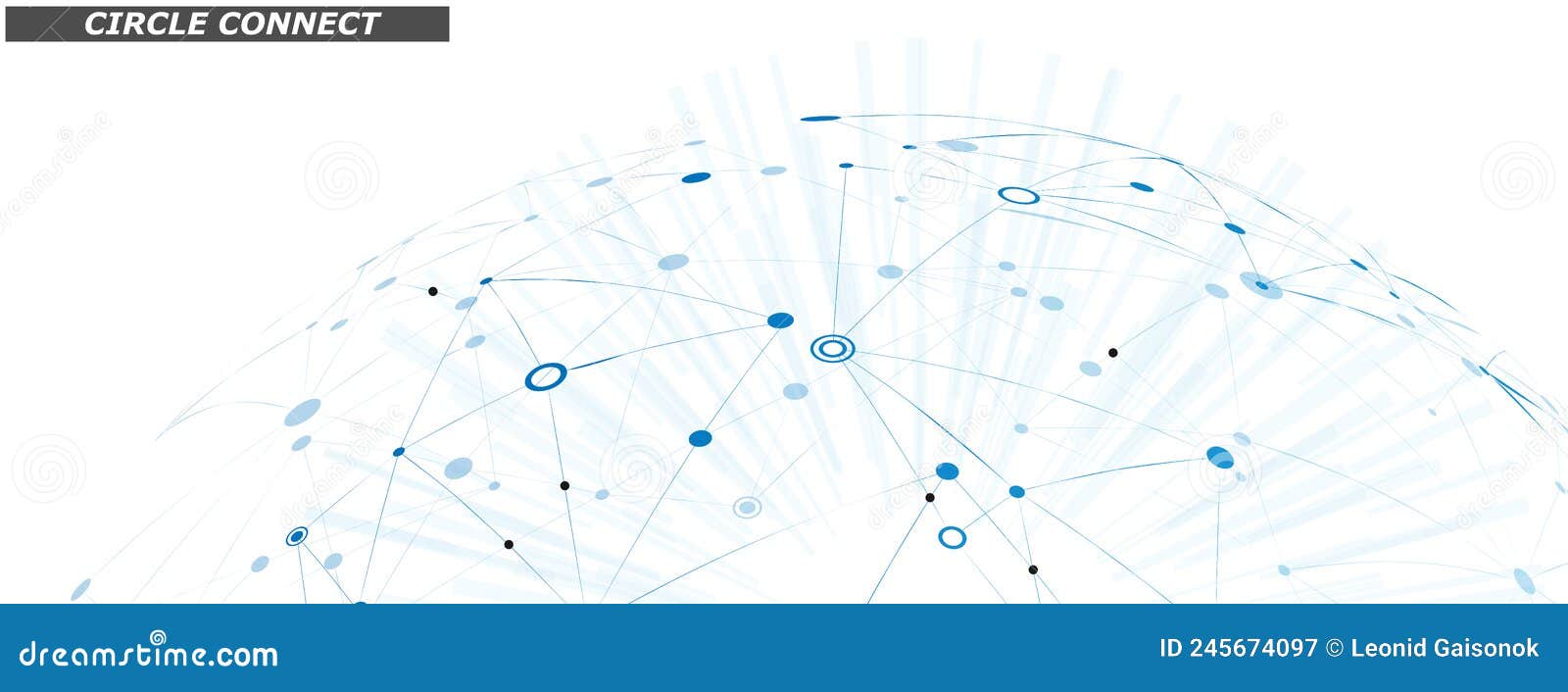 Abstract Connectivity Lines Dots for Concept Design. New Geometric ...