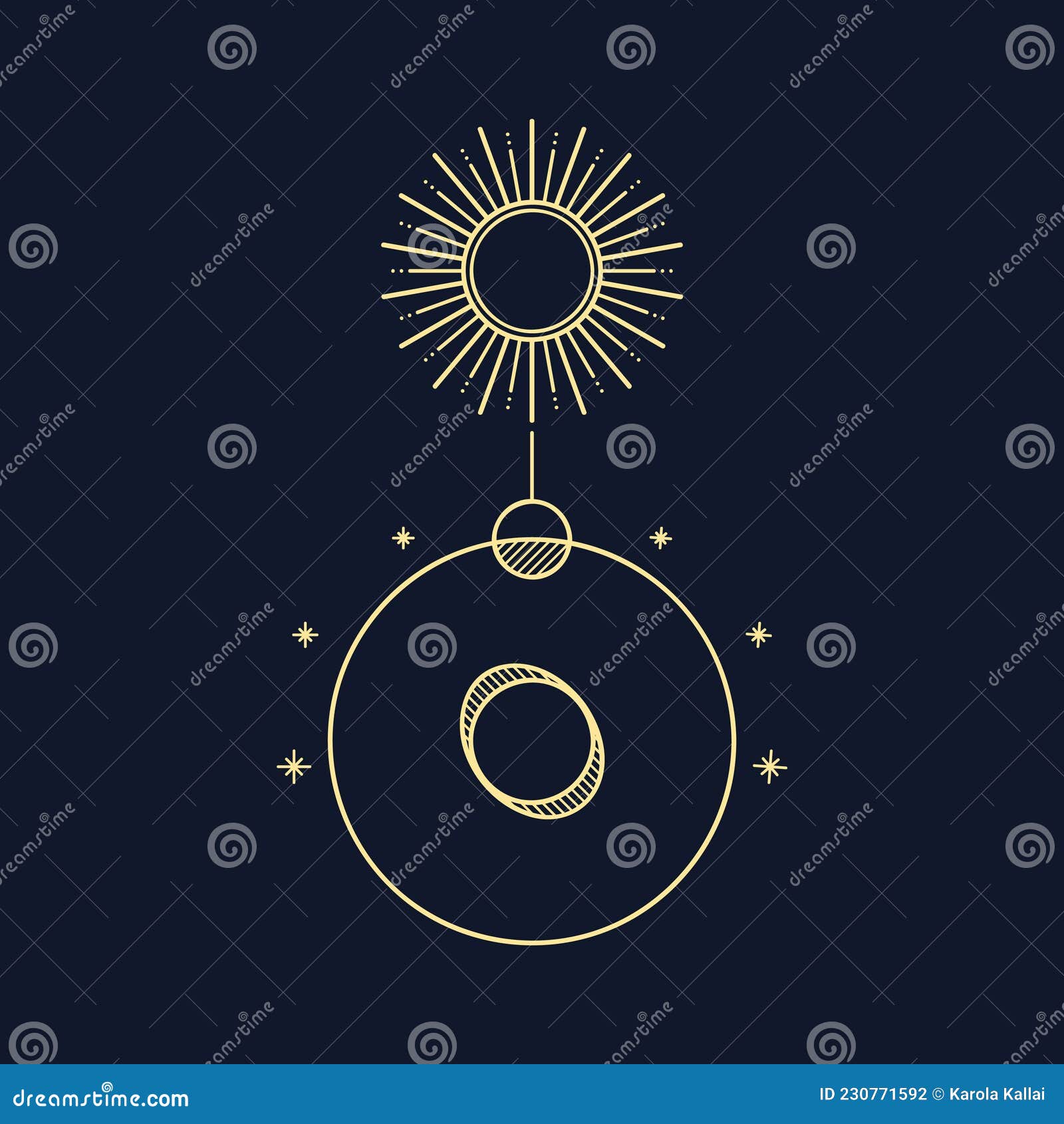 Abstract Constellation, Line Art Stock Vector - Illustration of simple ...