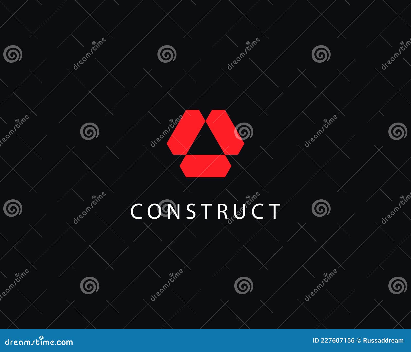 Construct Logo Creative Arrow Diagram Logo Concept Building Stock ...