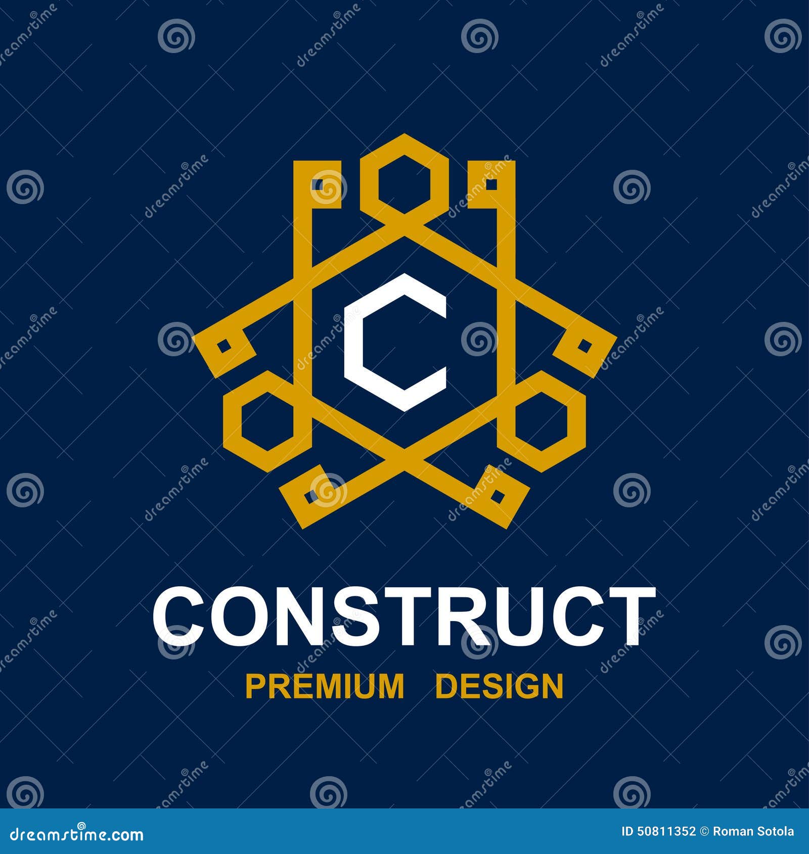 Abstract Construct Pictogram Design Stock Vector - Illustration of ...