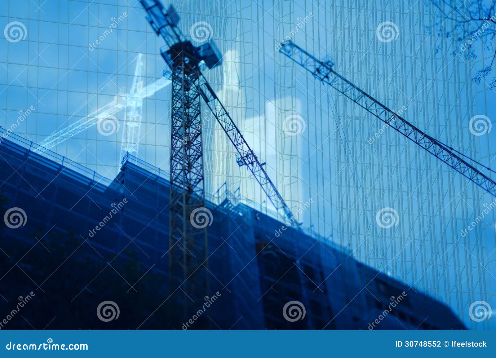 Abstract Construction Background Stock Photo - Image of austerity ...