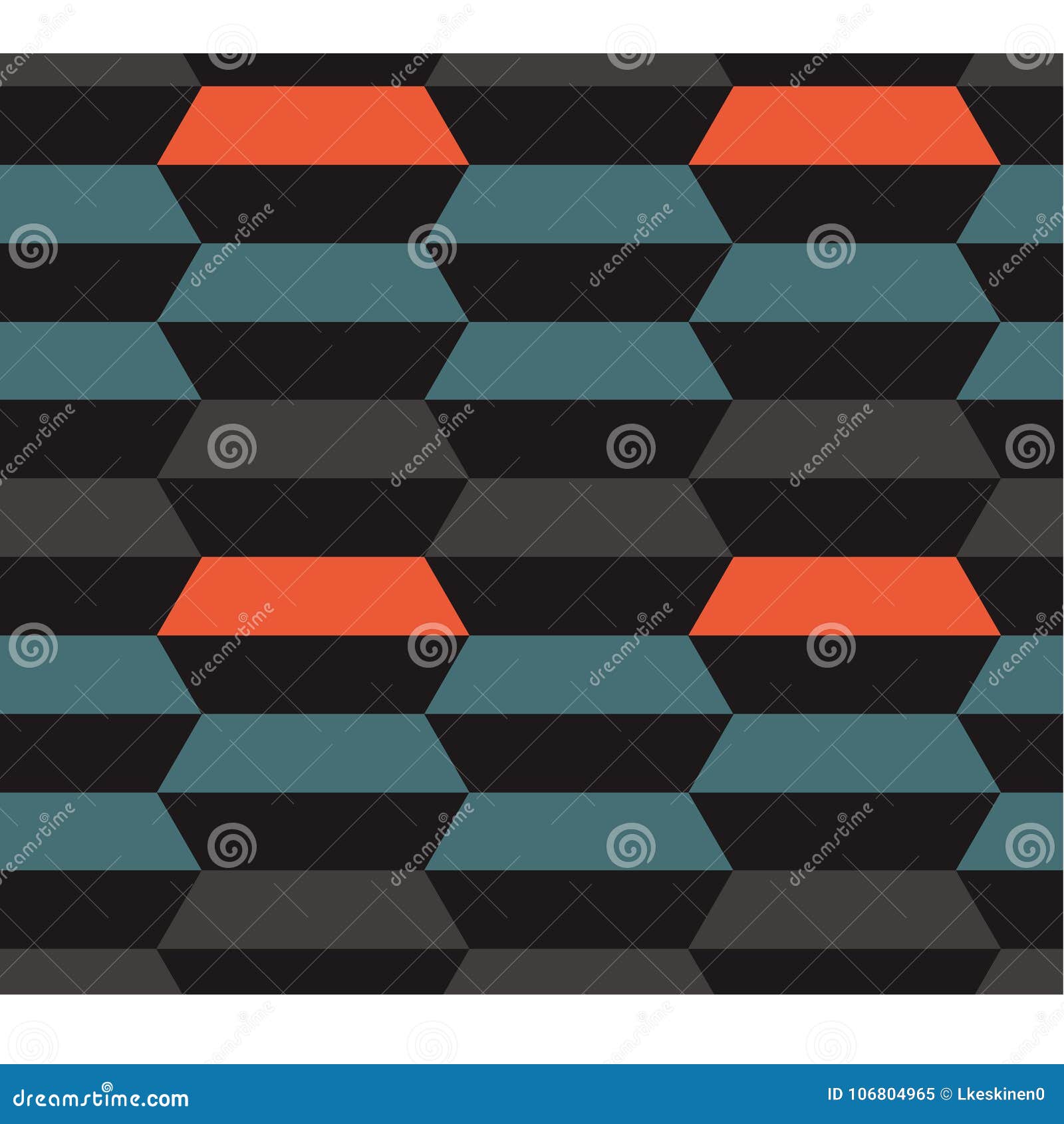 Abstract Construction Blocks Seamless Pattern Stock Vector ...