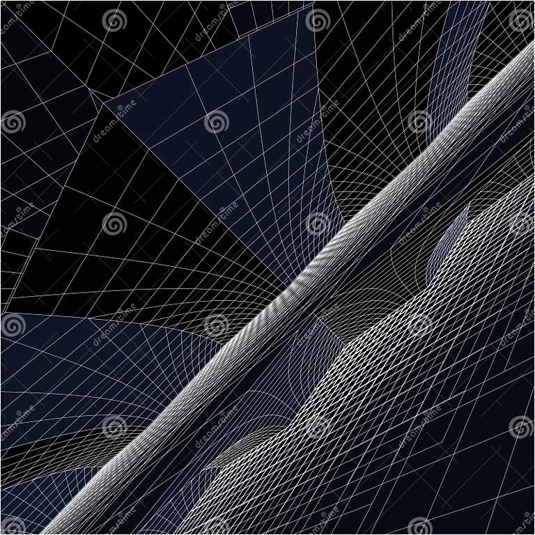 Abstract Construction Corner Structure Vector Stock Vector ...