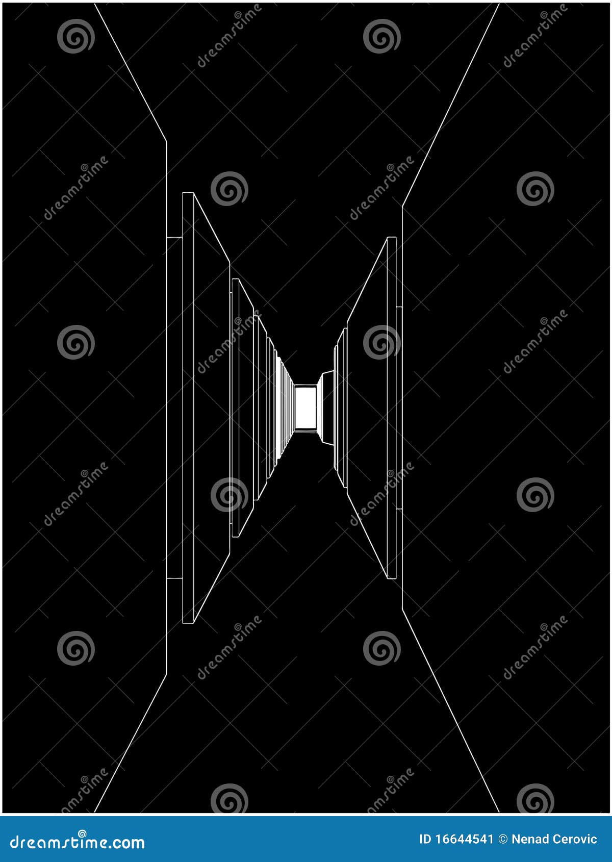 Abstract Construction of the Corridor Vector 02 Stock Vector ...