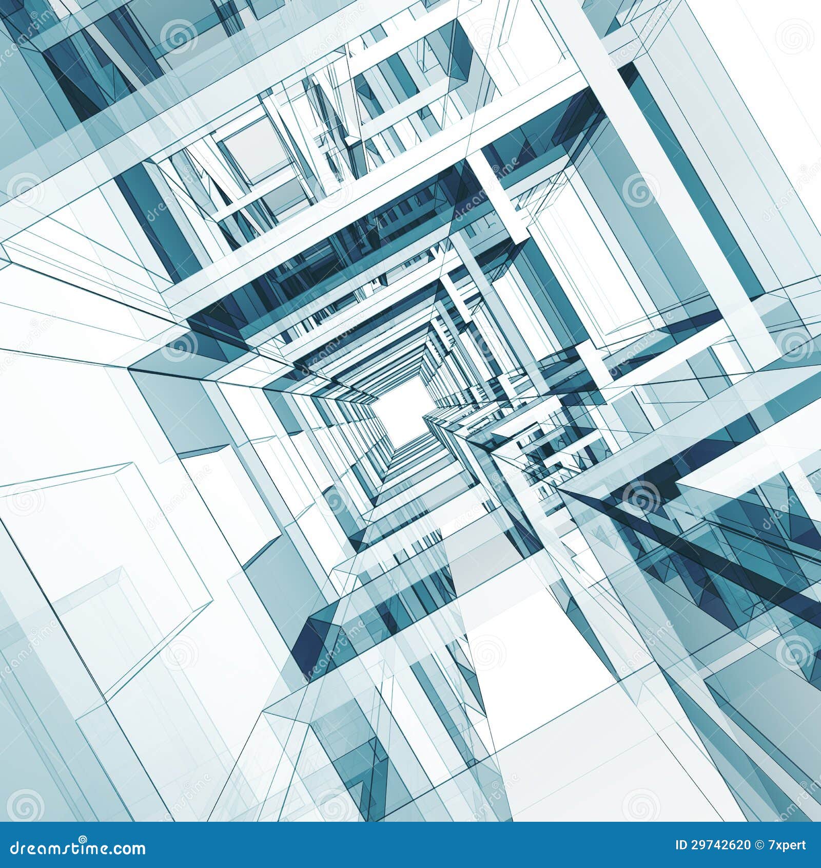 Abstract construction stock illustration. Illustration of vibrant ...