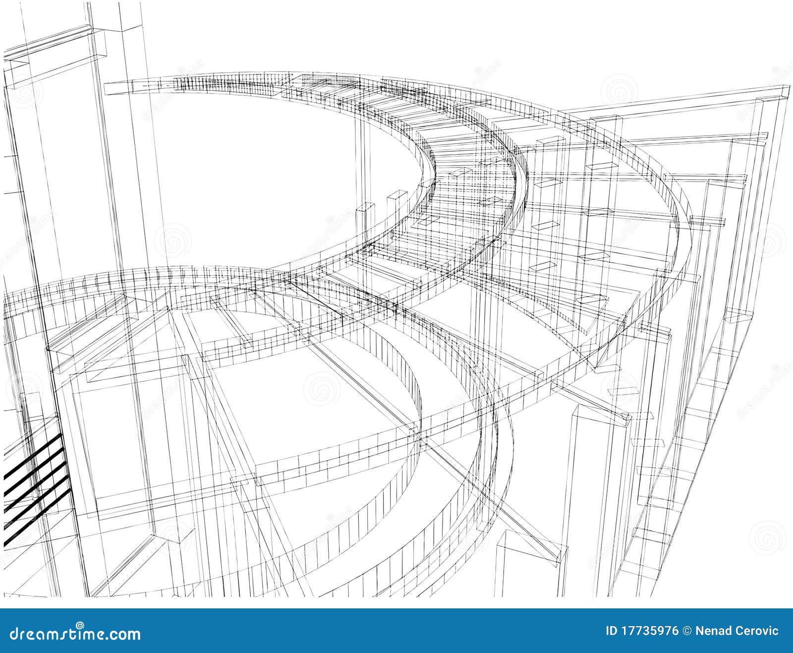 Abstract Construction of the Line Vector 26 Stock Vector - Illustration ...
