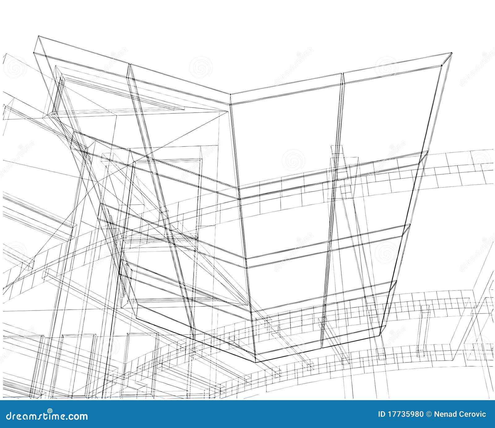 Abstract Construction of the Line Vector 28 Stock Vector - Illustration ...