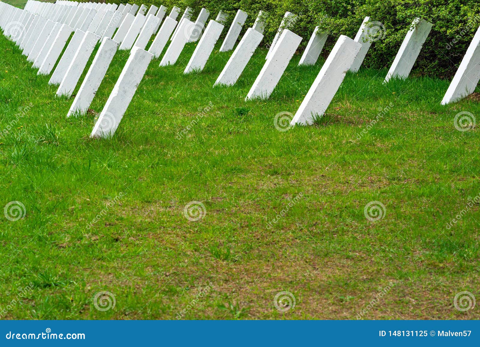 Abstract Construction of an Obstacle from Concrete Columns Stock Image ...