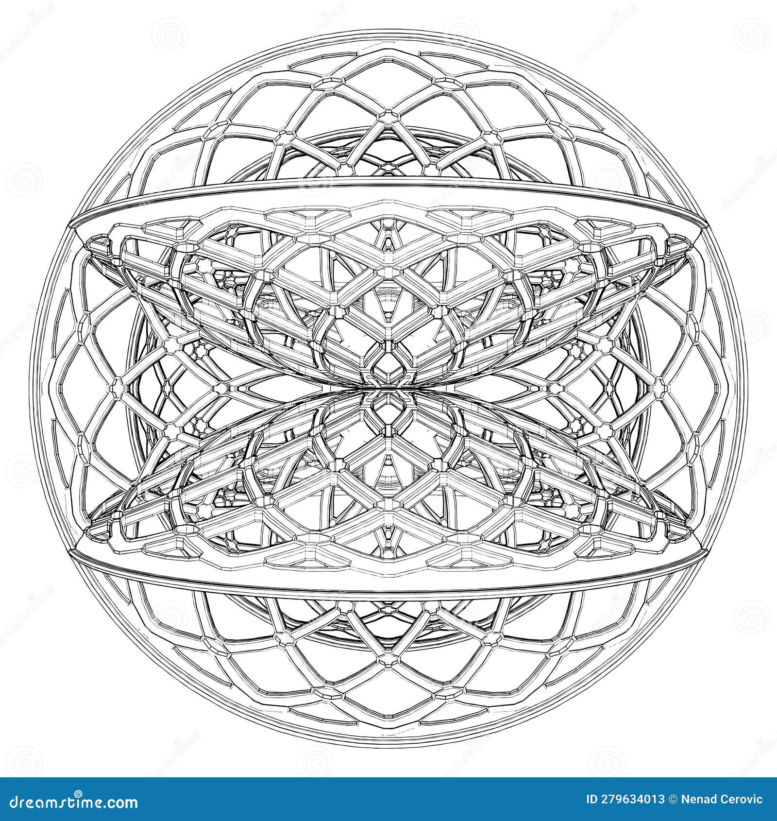 Abstract Construction Structure Vector. Illustration Isolated on White ...