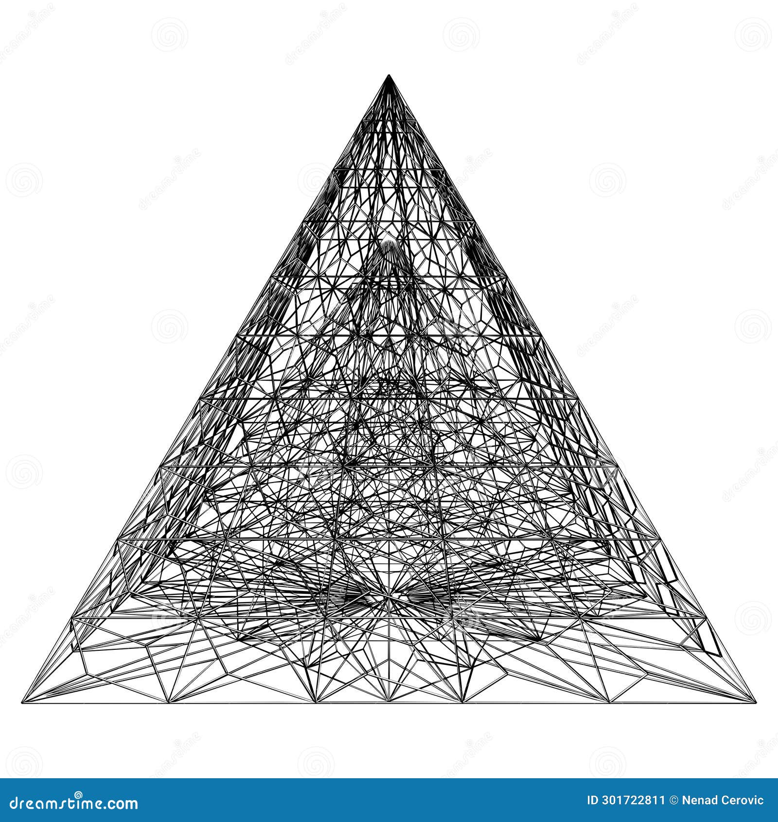 Abstract Construction Structure Vector. a Vector Illustration of ...