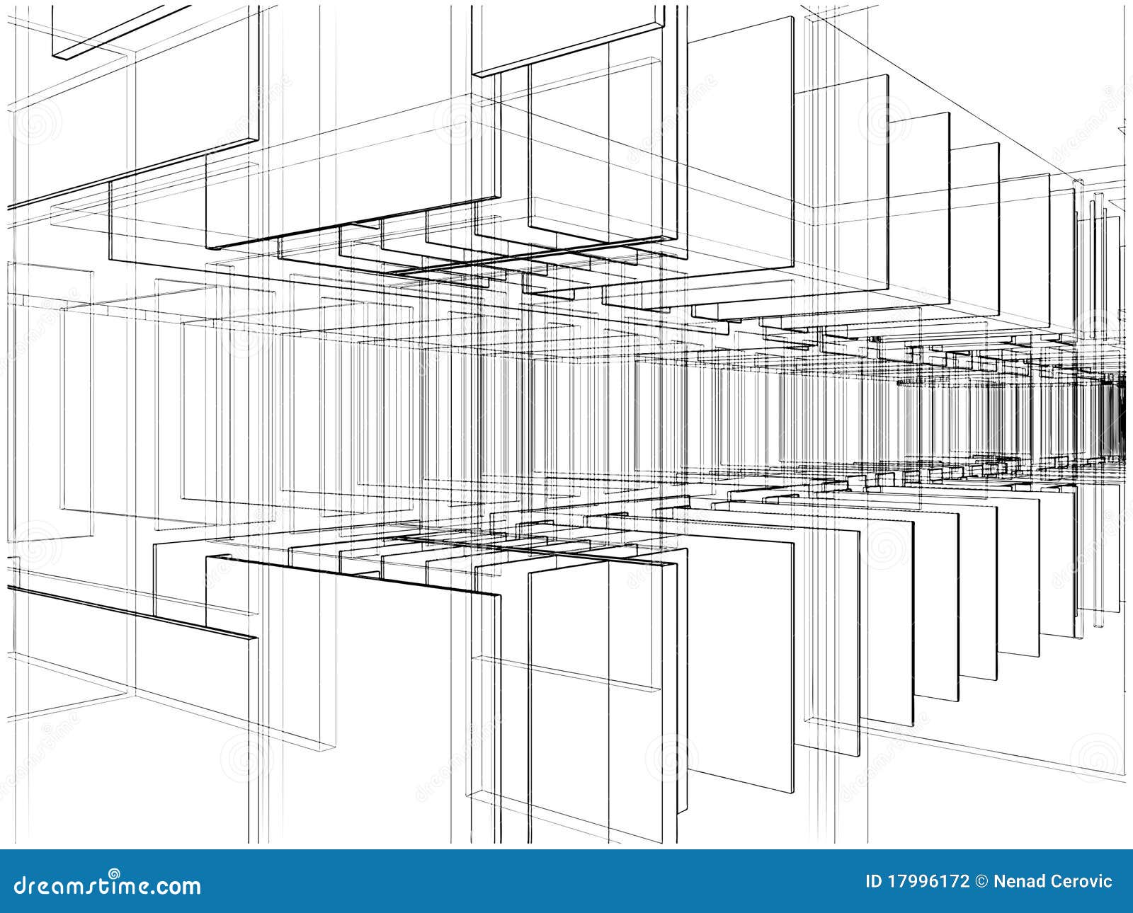 Abstract Constructions of Line Vector 49 Stock Vector - Illustration of ...
