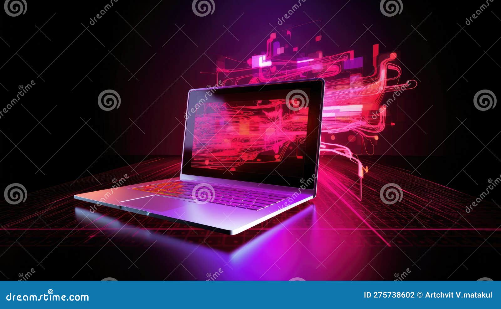 Abstract it Consultancy Concept Image with Computer Endpoints Stock ...