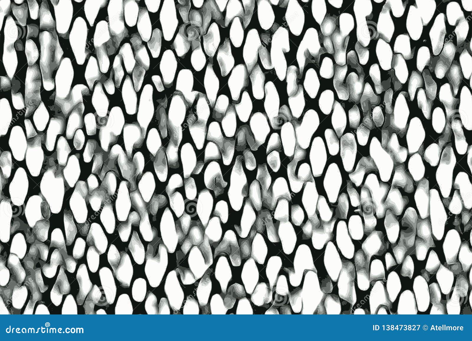 Abstract Contemporary Art Made of a Wire Mesh Stock Illustration ...