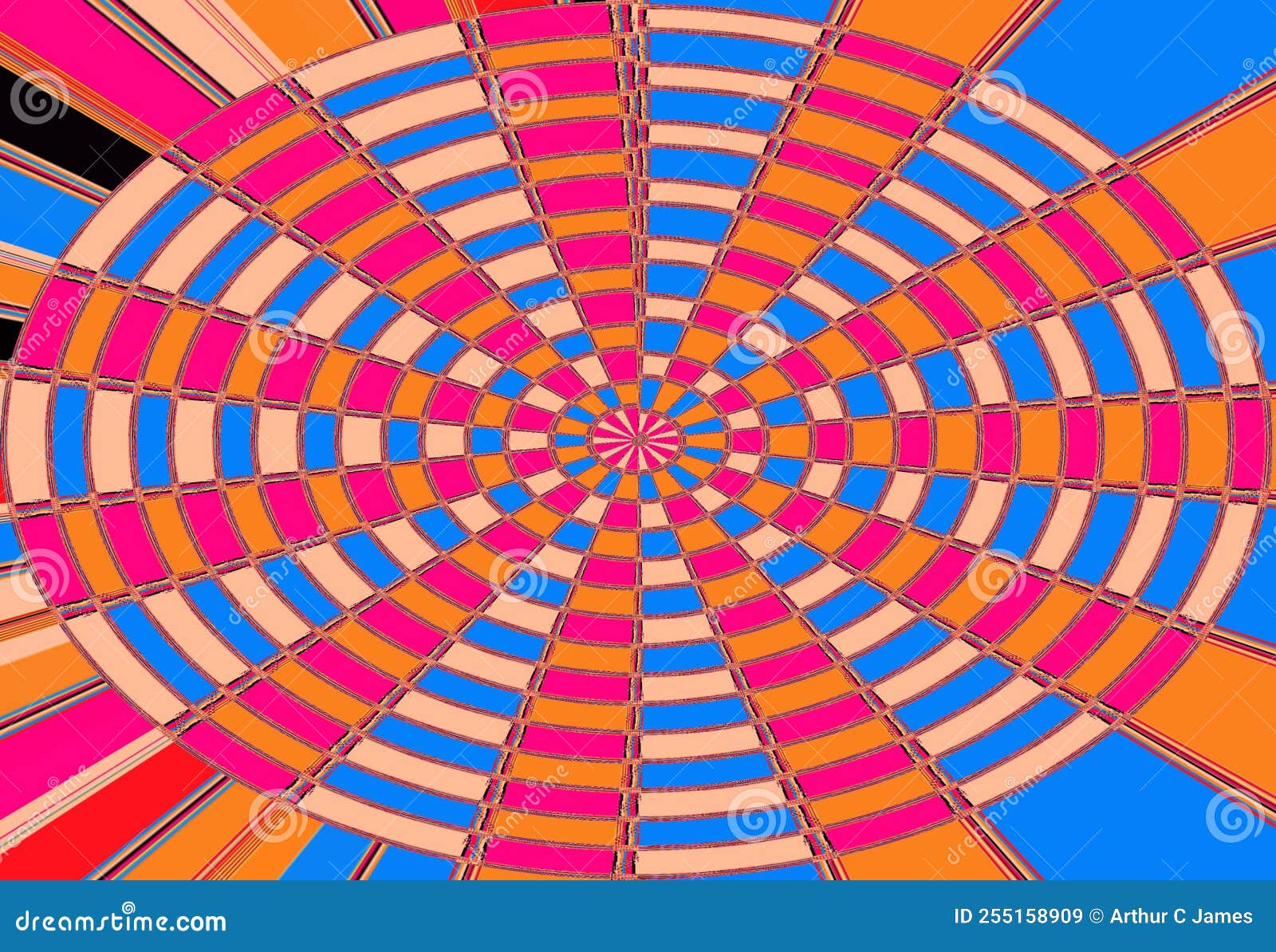 Abstract and Contemporary Digital Art Circle Style Pattern Design Stock ...