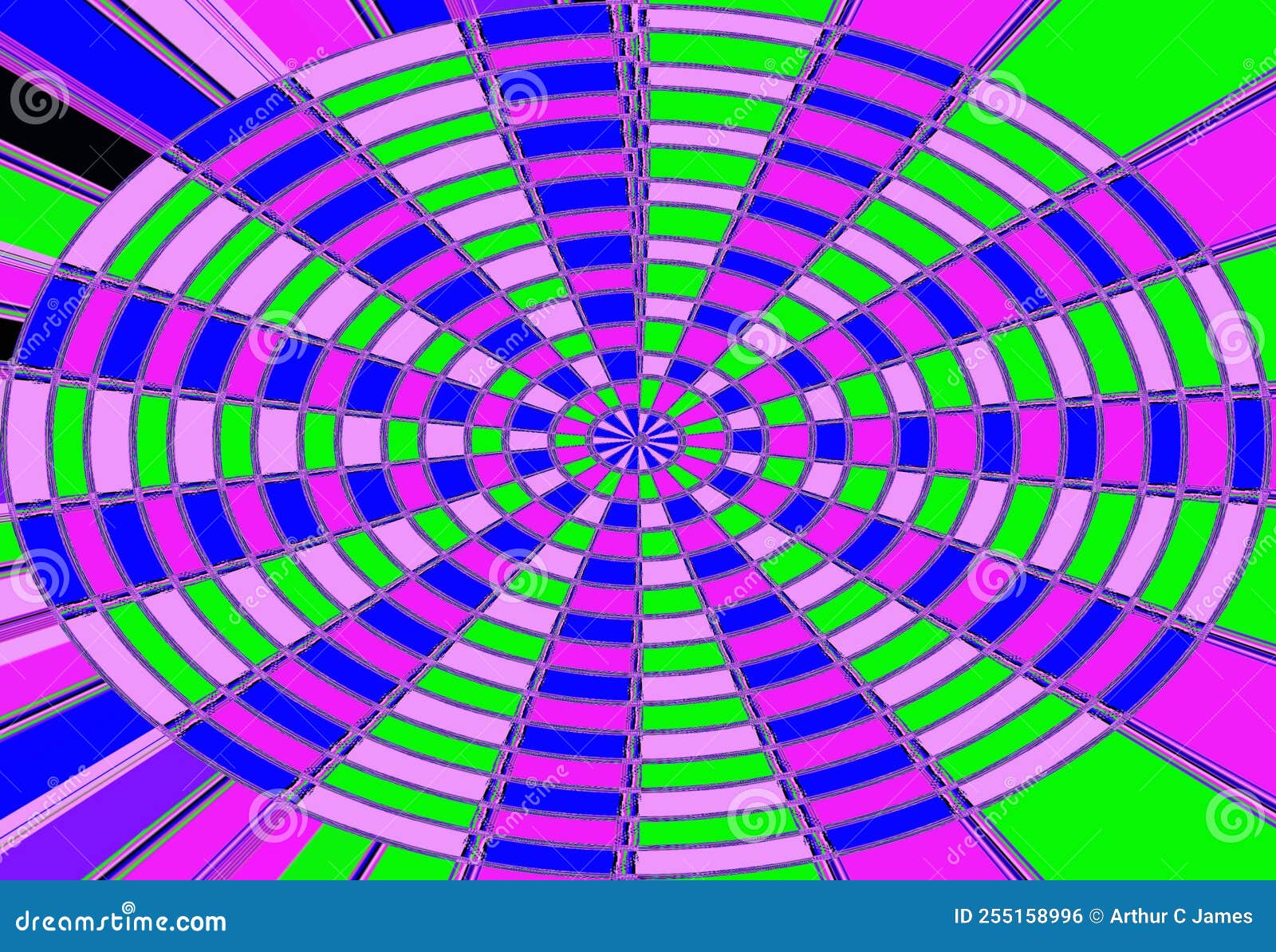 Abstract and Contemporary Digital Art Circle Style Pattern Design Stock ...