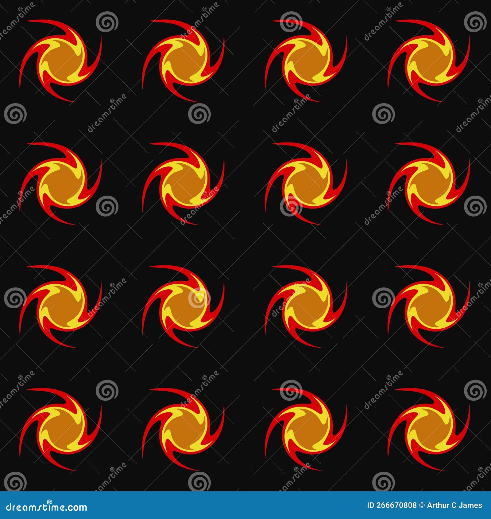 Abstract and Contemporary Digital Art Circle Pattern Design Stock ...