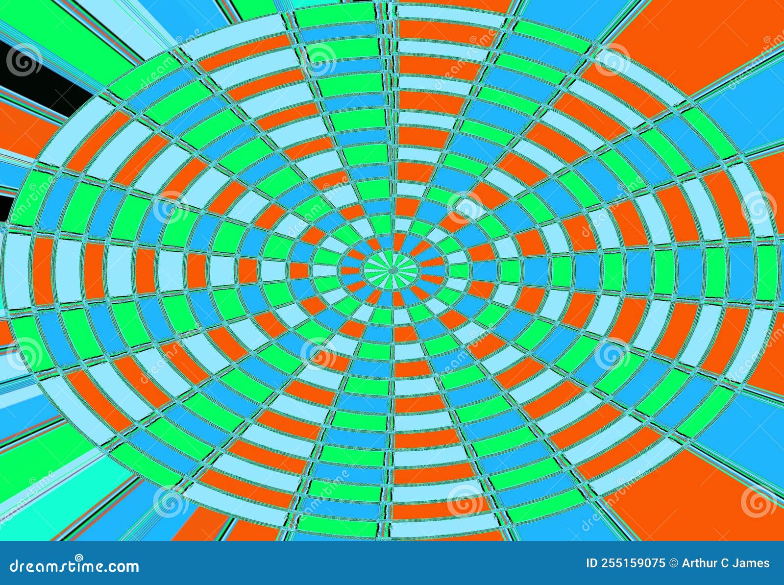 Abstract and Contemporary Digital Art Circle Style Pattern Design Stock ...