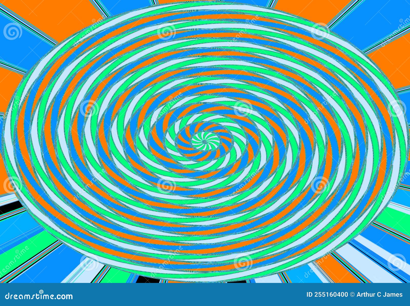 Abstract and Contemporary Digital Art Circle Style Pattern Design Stock ...