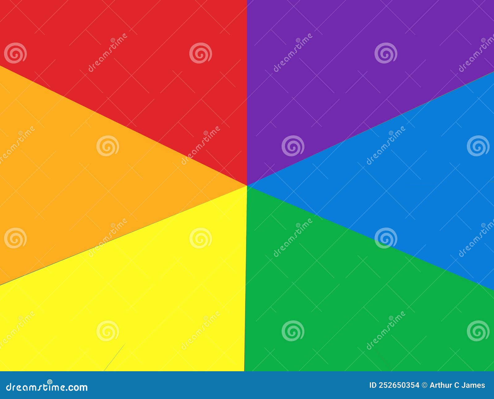 Abstract and Contemporary Digital Art Coloured Rainbow Pattern Stock ...