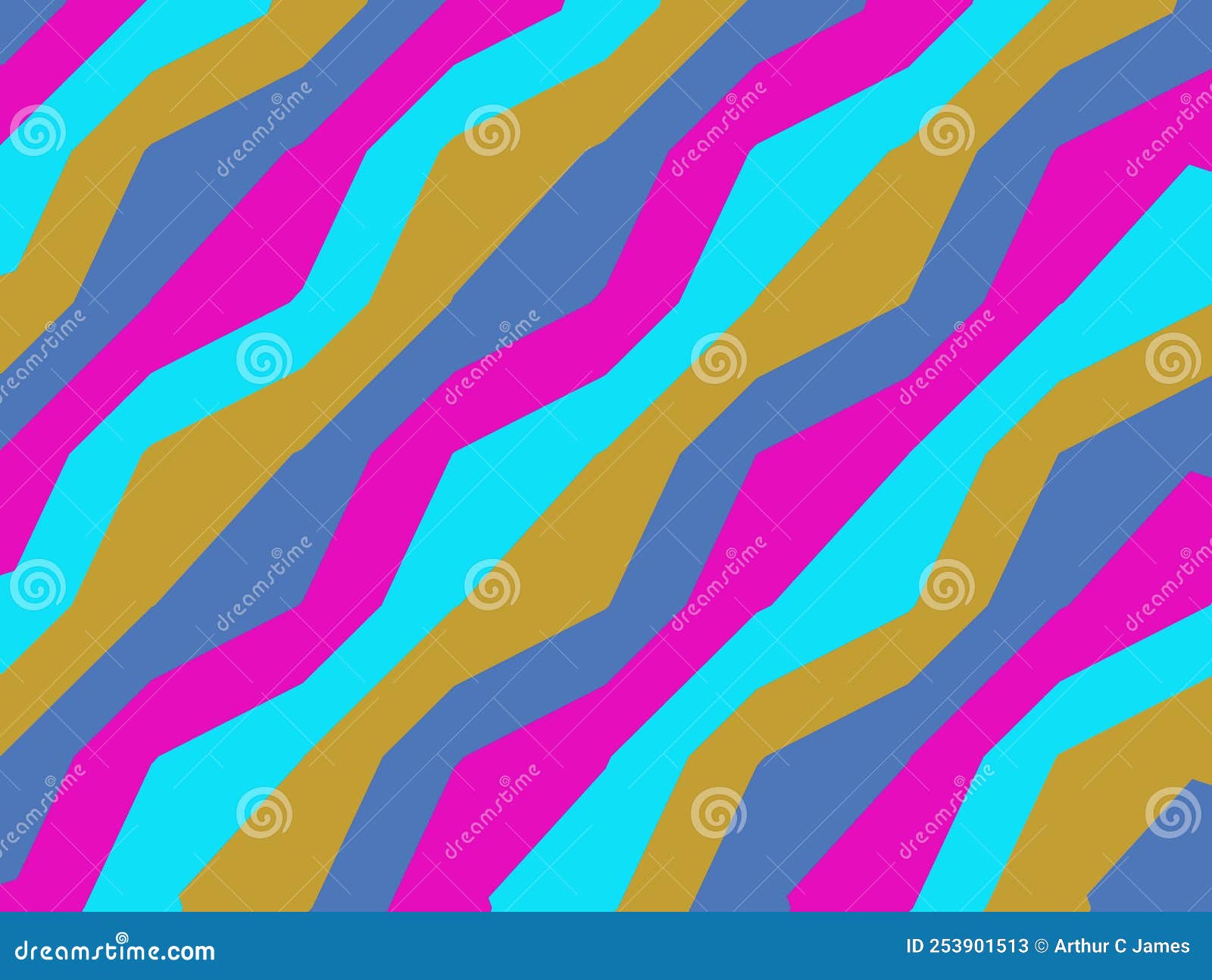 Abstract and Contemporary Digital Art Colourful Stripes Style Pattern ...