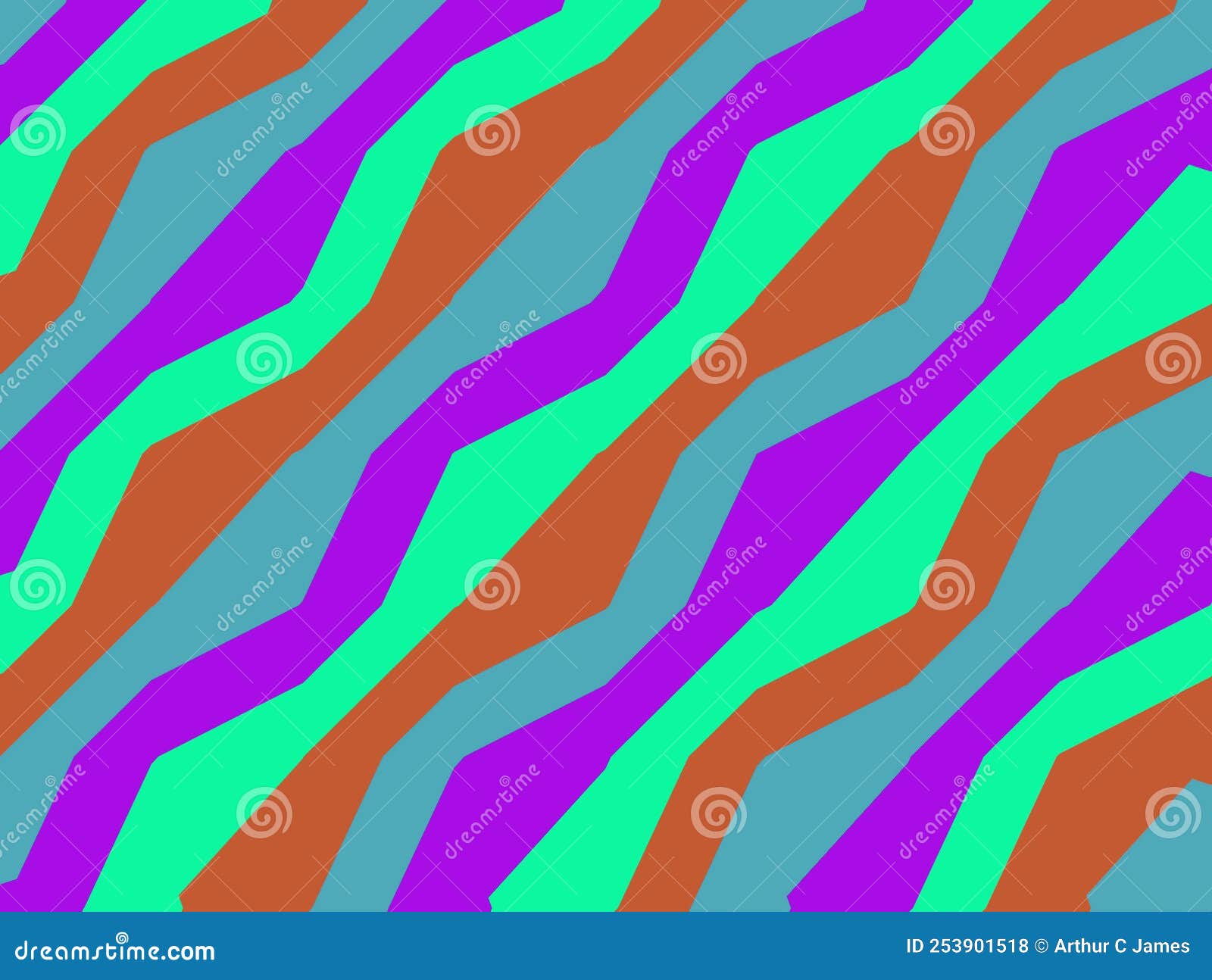 Abstract and Contemporary Digital Art Colourful Stripes Style Pattern ...