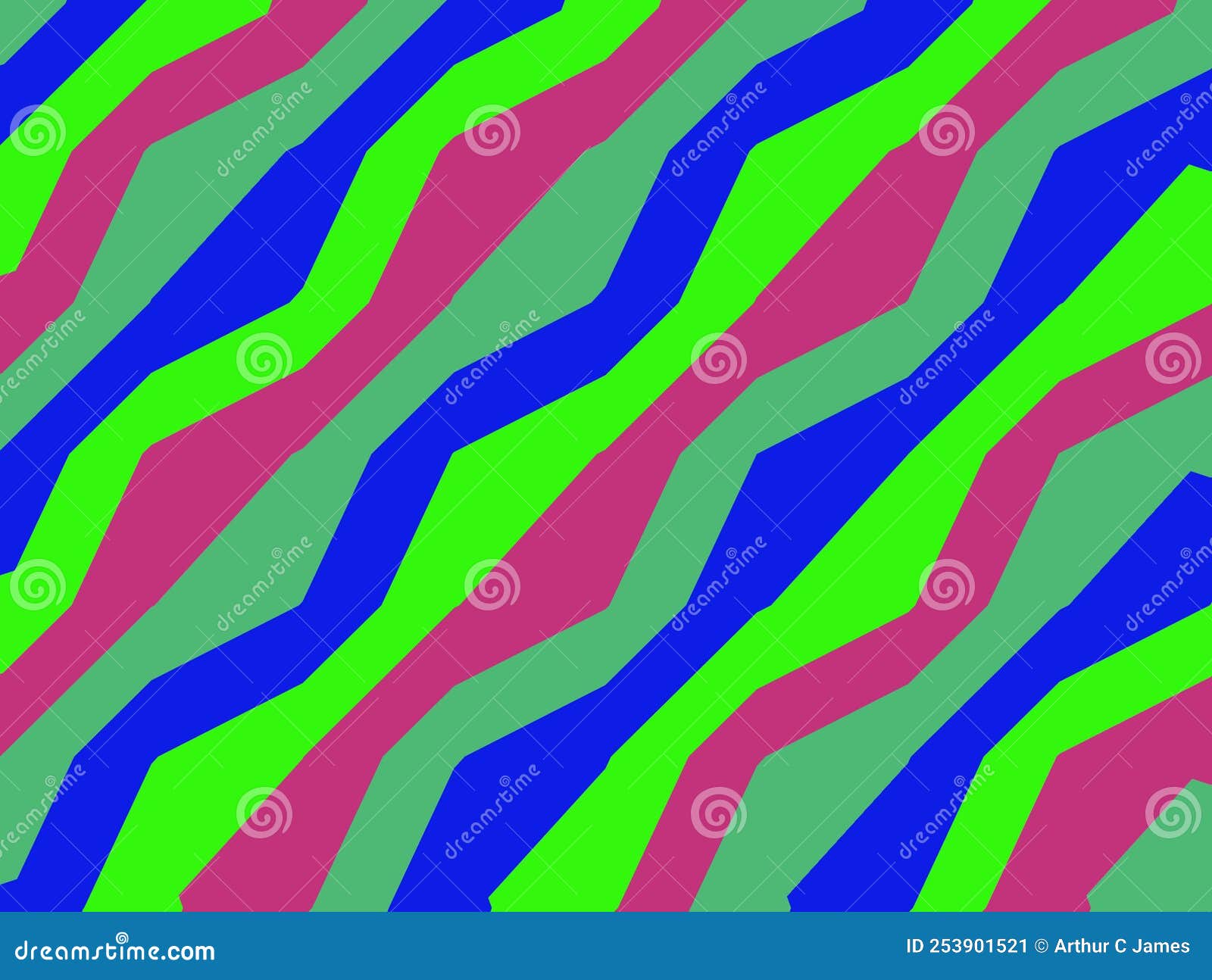 Abstract and Contemporary Digital Art Colourful Stripes Style Pattern ...