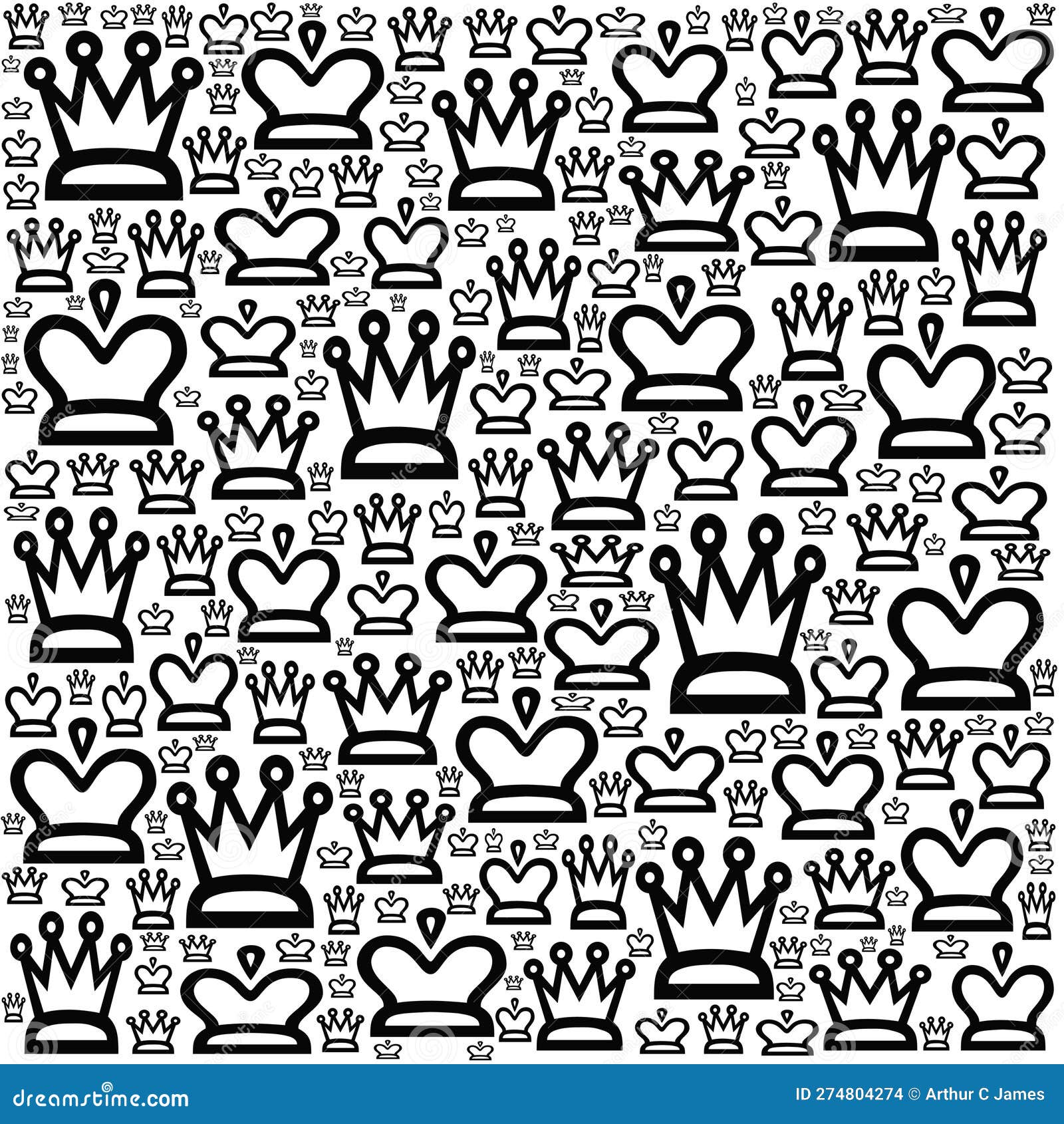 Abstract and Contemporary Digital Art Crown Coronation Design Stock ...