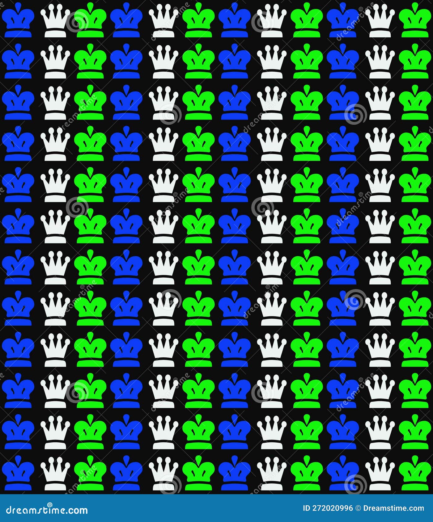 Abstract and Contemporary Digital Art Crown Design Stock Illustration ...