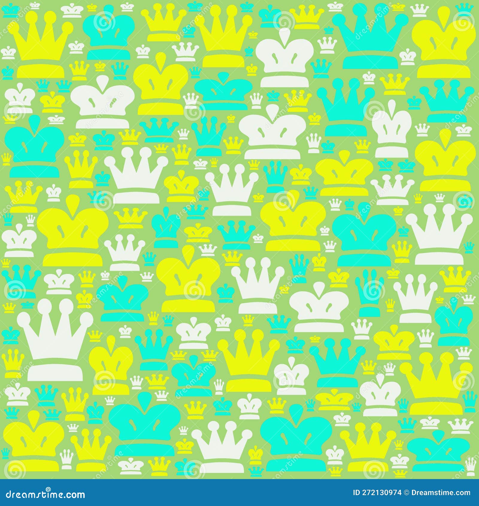 Abstract and Contemporary Digital Art Crown Design Stock Illustration ...