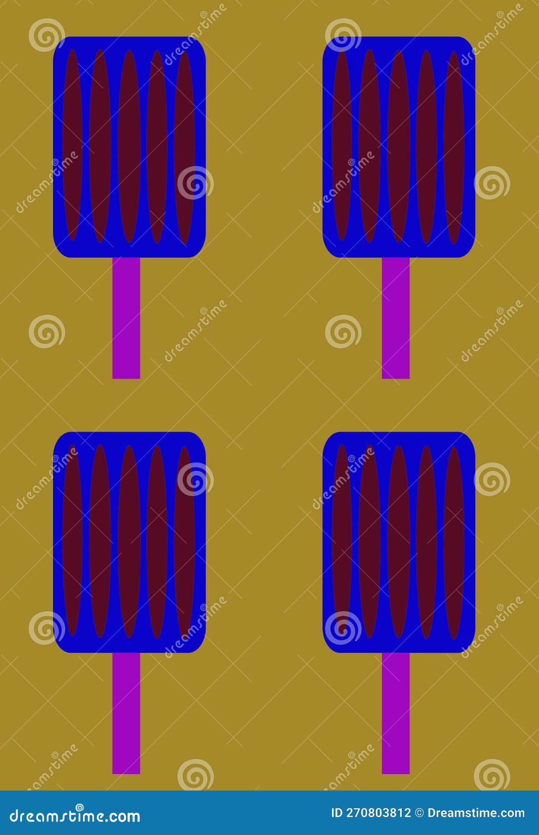 Abstract and Contemporary Digital Art Lollipop Design Stock ...