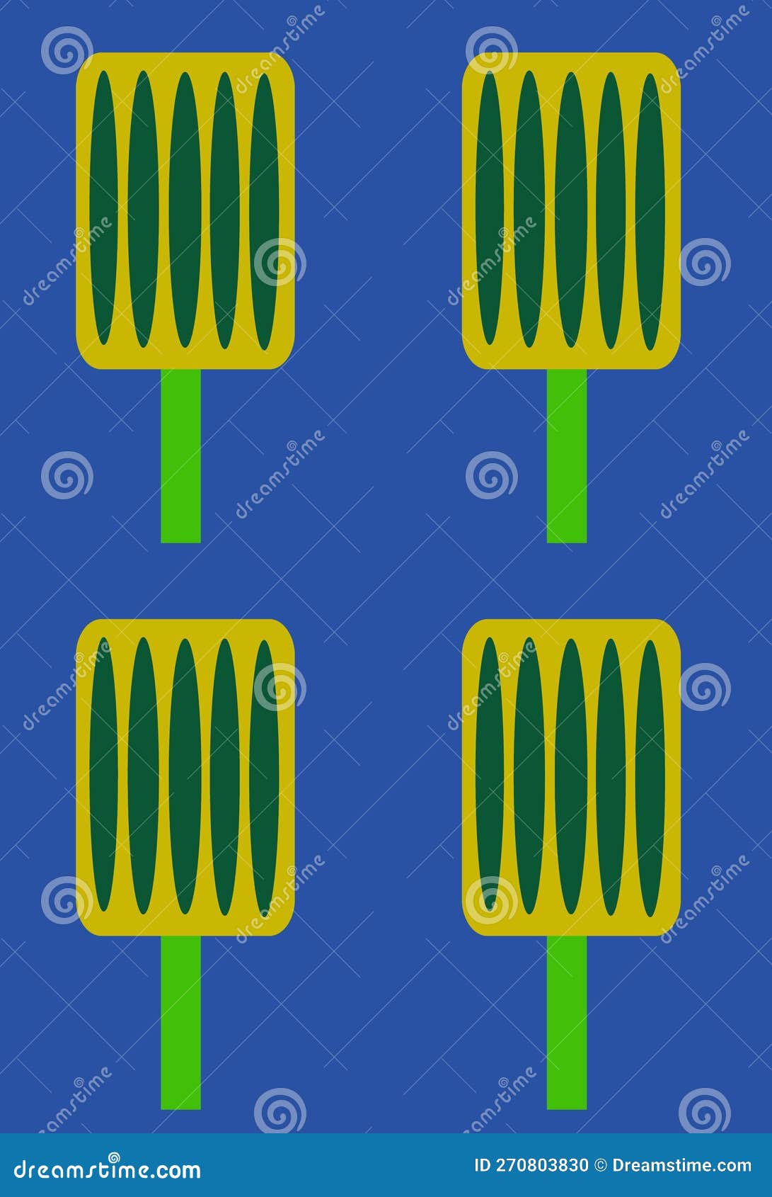 Abstract and Contemporary Digital Art Lollipop Design Stock ...