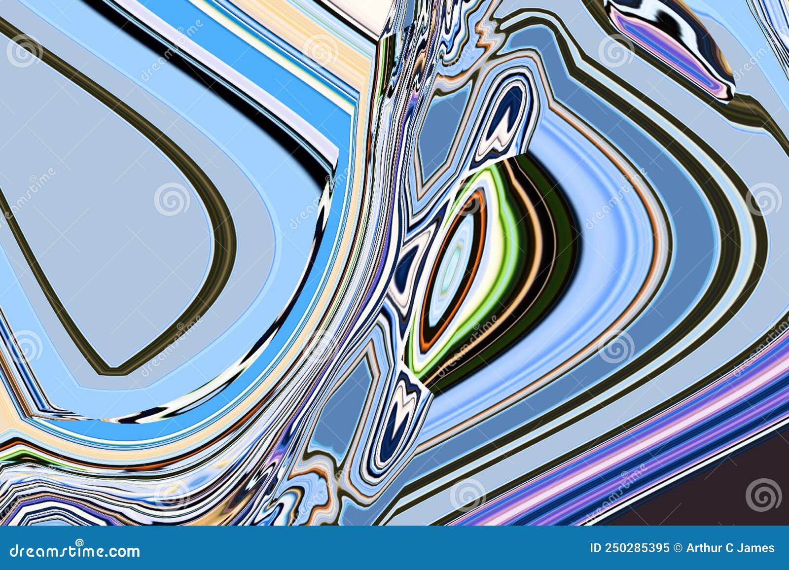 Abstract and Contemporary Digital Art Pattern Design Stock Illustration ...
