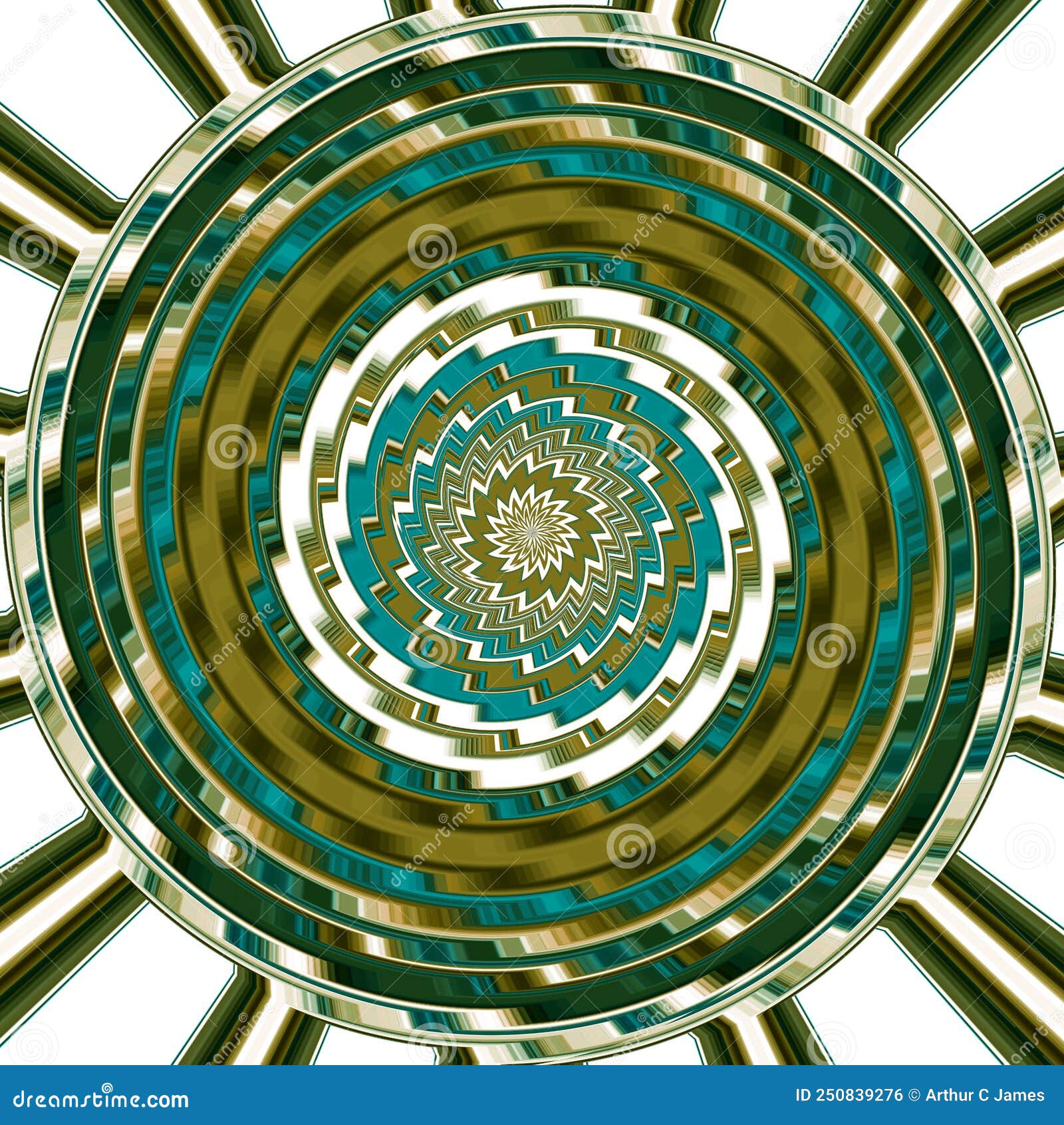 Abstract and Contemporary Digital Art Pattern Design Stock Illustration ...