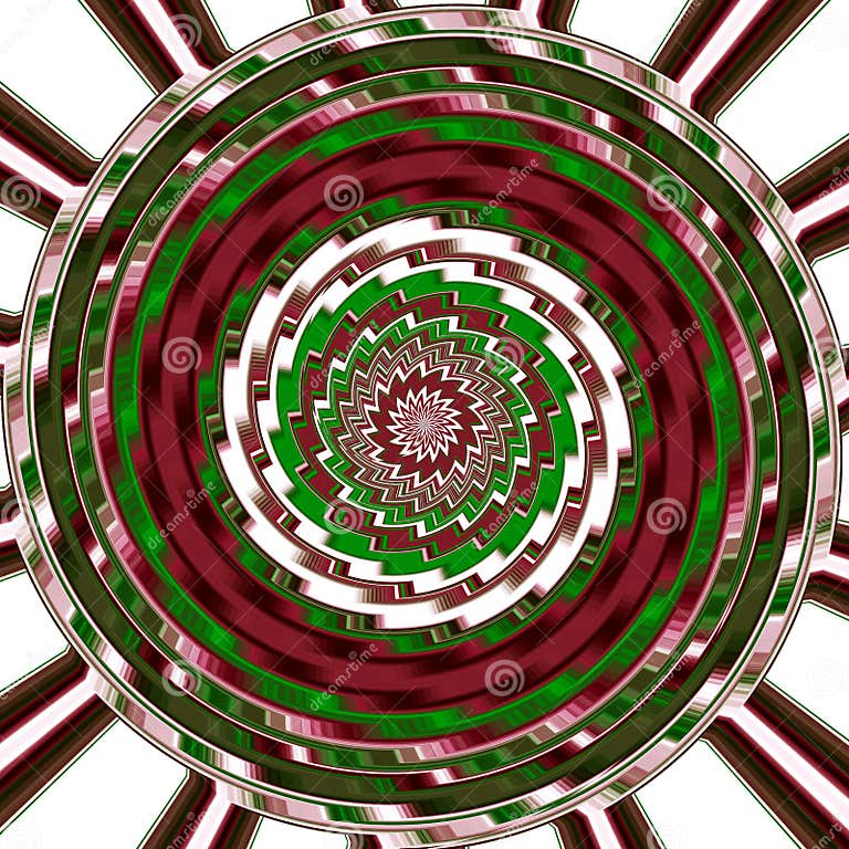 Abstract and Contemporary Digital Art Pattern Design Stock Illustration ...