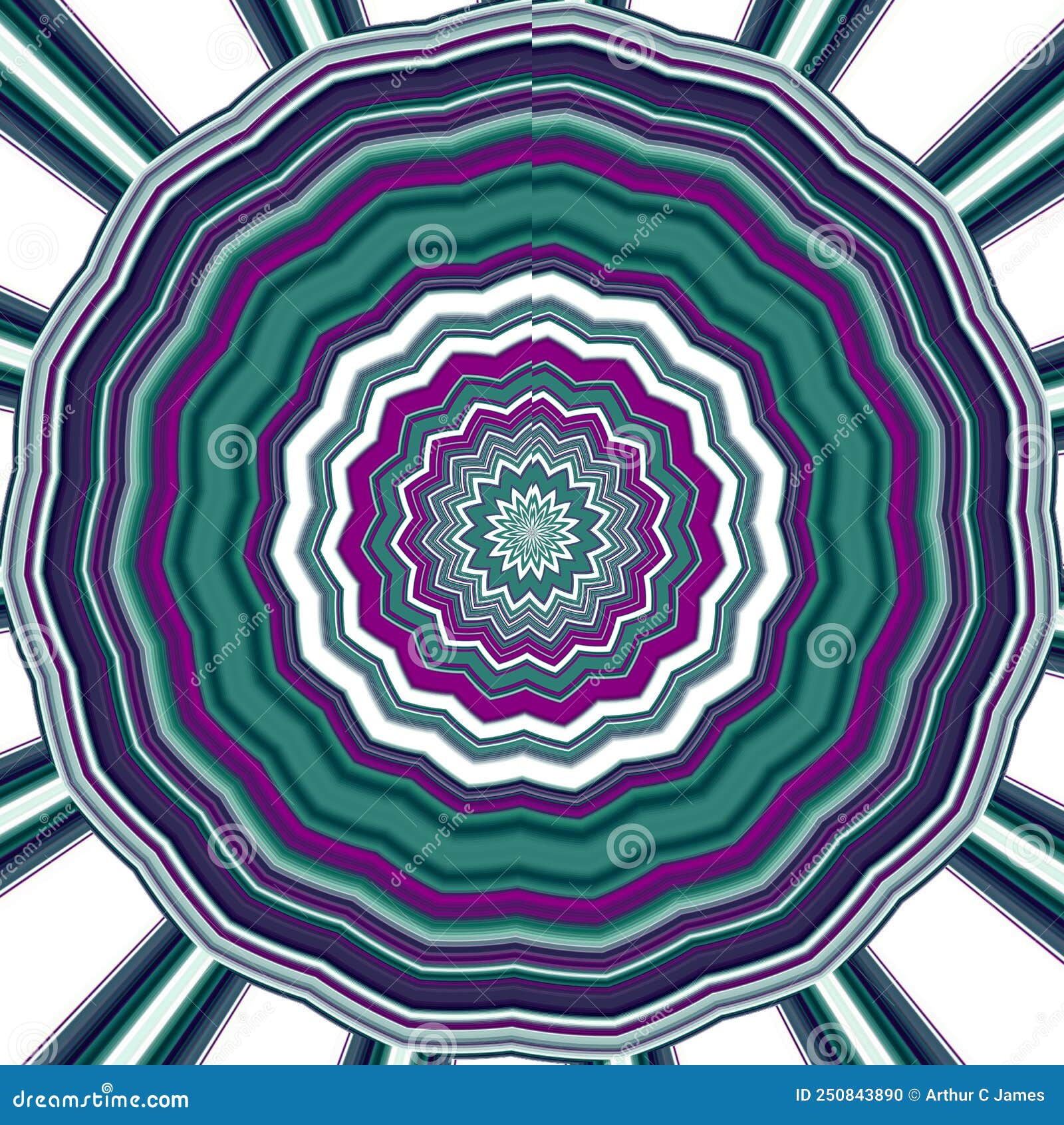 Abstract and Contemporary Digital Art Pattern Design Stock Illustration ...