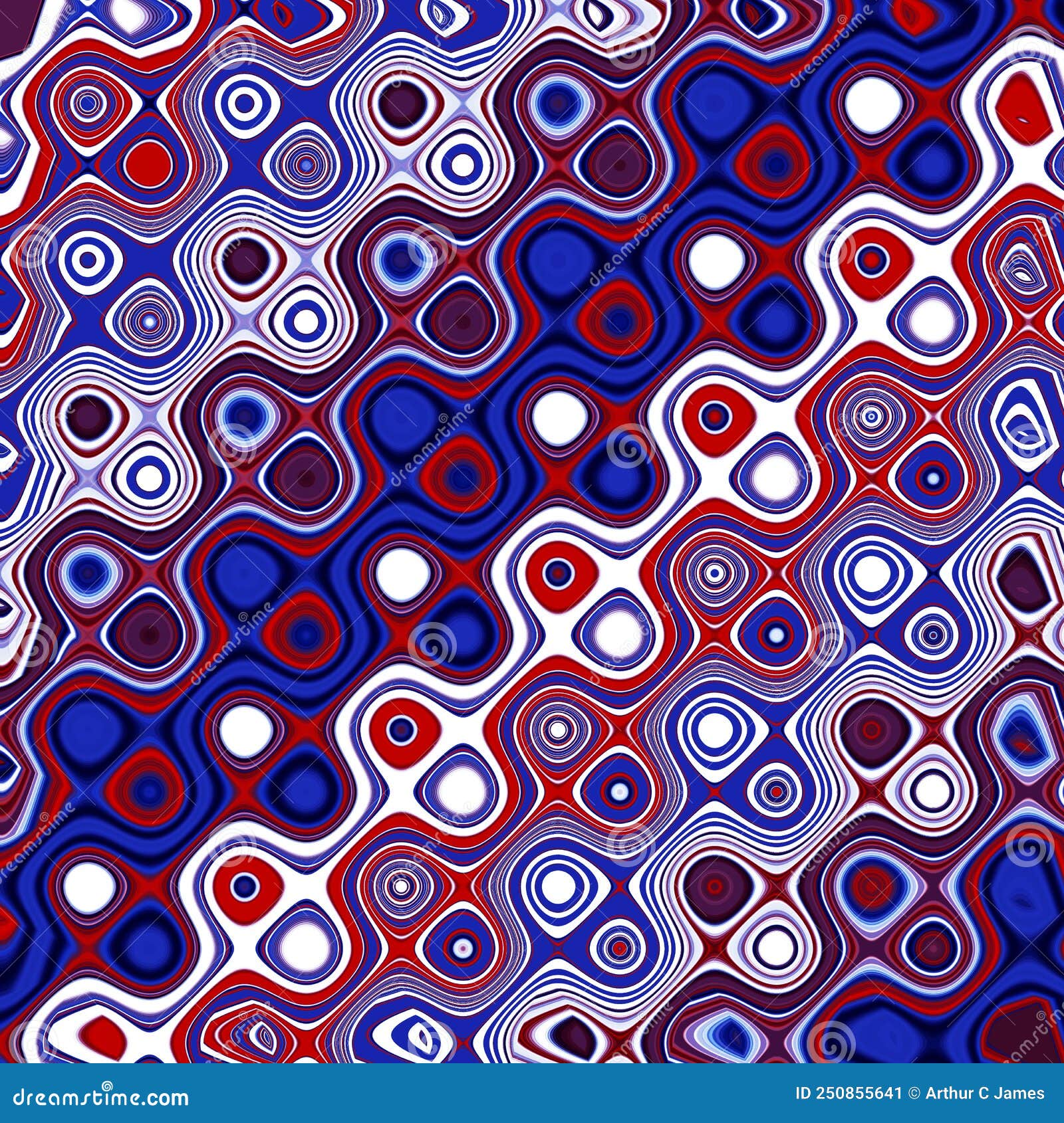 Abstract and Contemporary Digital Art Pattern Design Stock Illustration ...