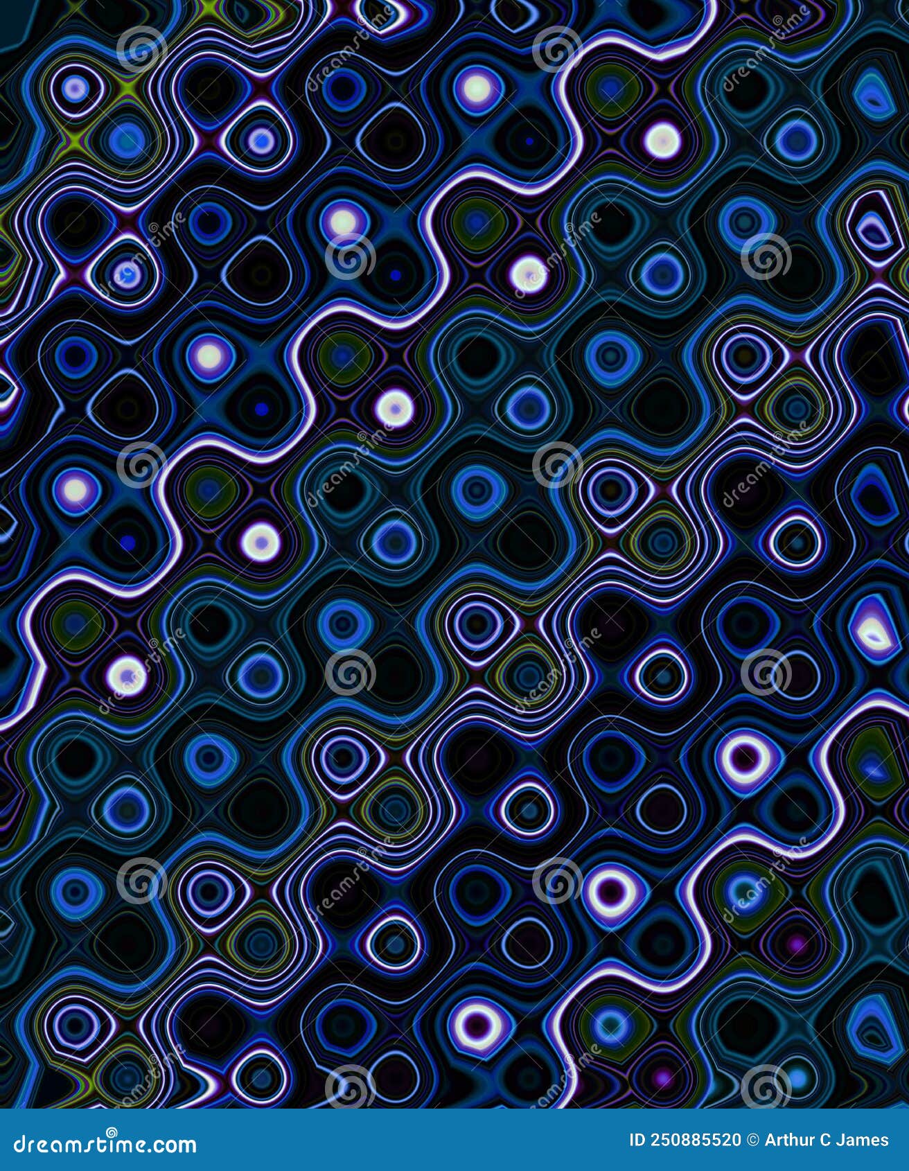 Abstract and Contemporary Digital Art Pattern Design Stock Illustration ...