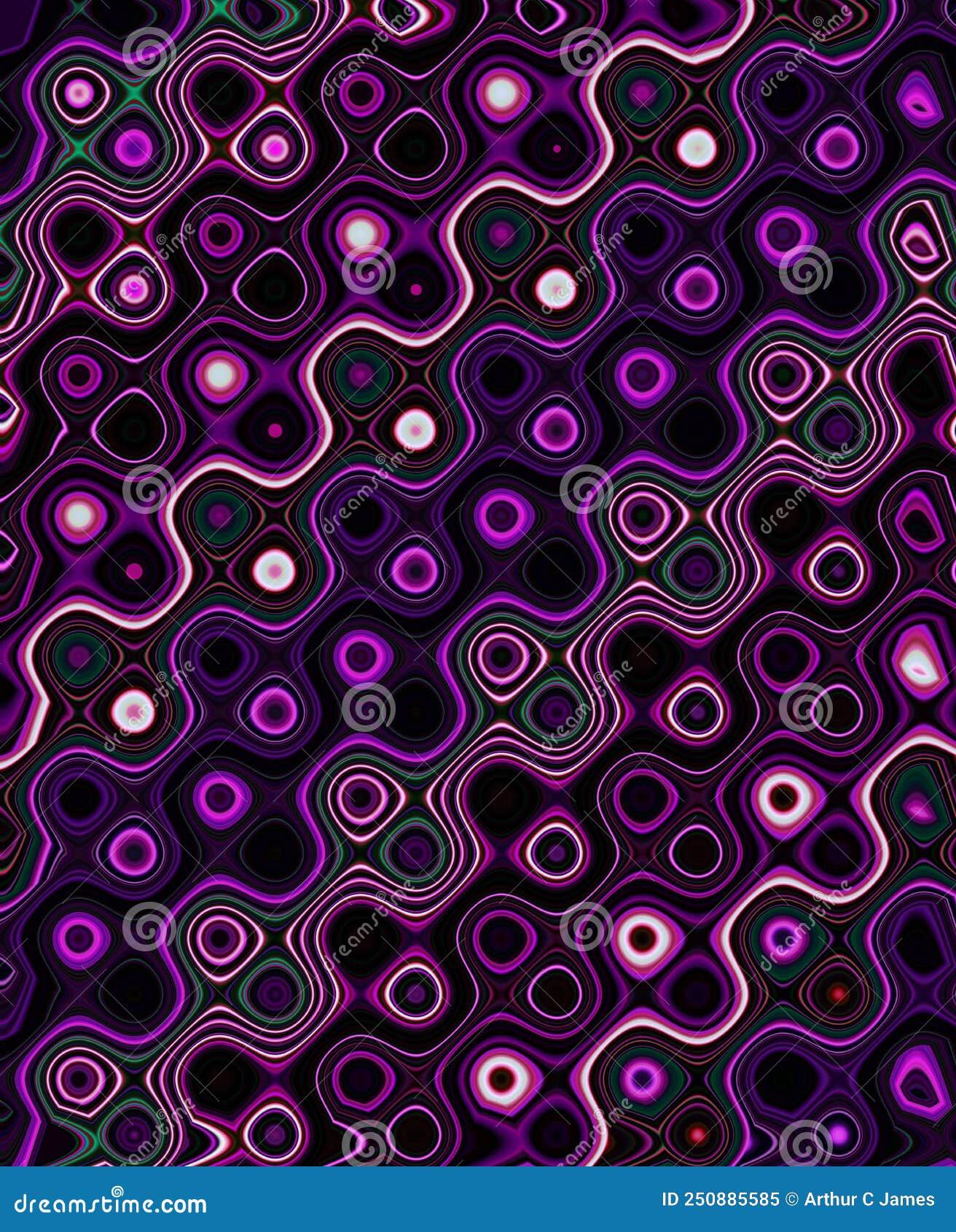 Abstract and Contemporary Digital Art Pattern Design Stock Illustration ...