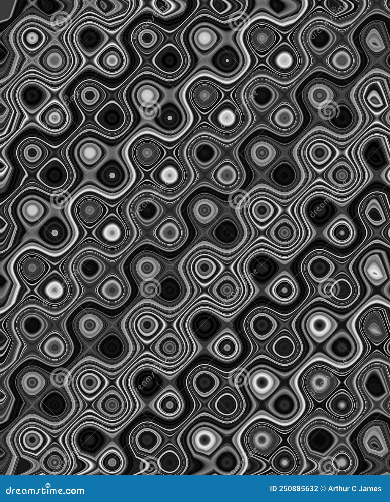 Abstract and Contemporary Digital Art Pattern Design Stock Illustration ...