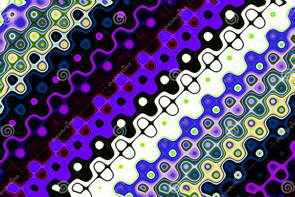 Abstract and Contemporary Digital Art Pattern Design Stock Illustration ...