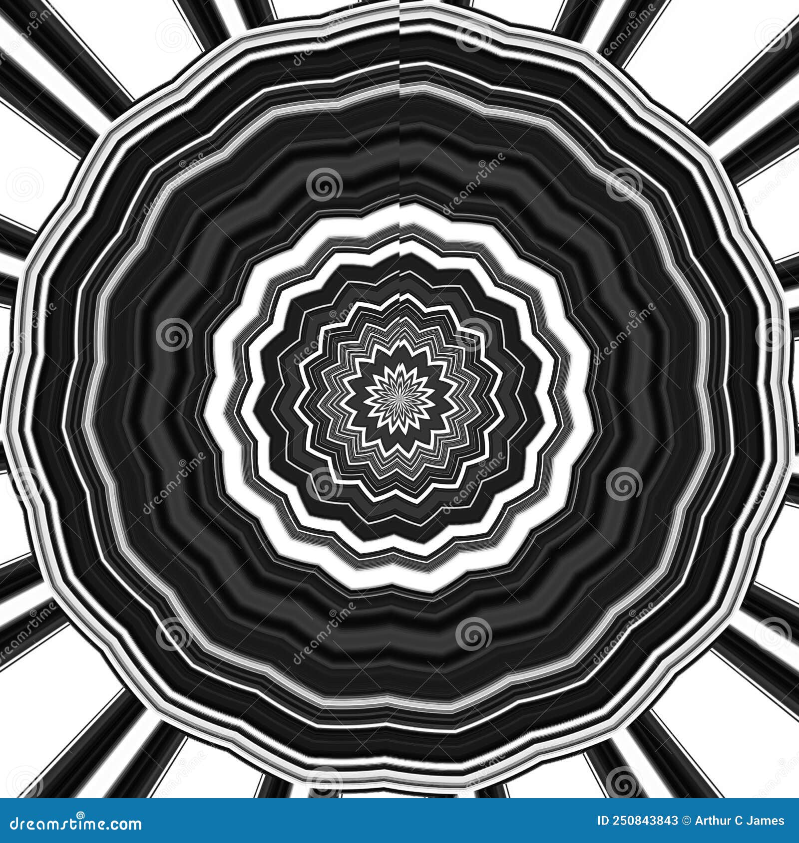 Abstract and Contemporary Digital Art Pattern Design Stock Illustration ...